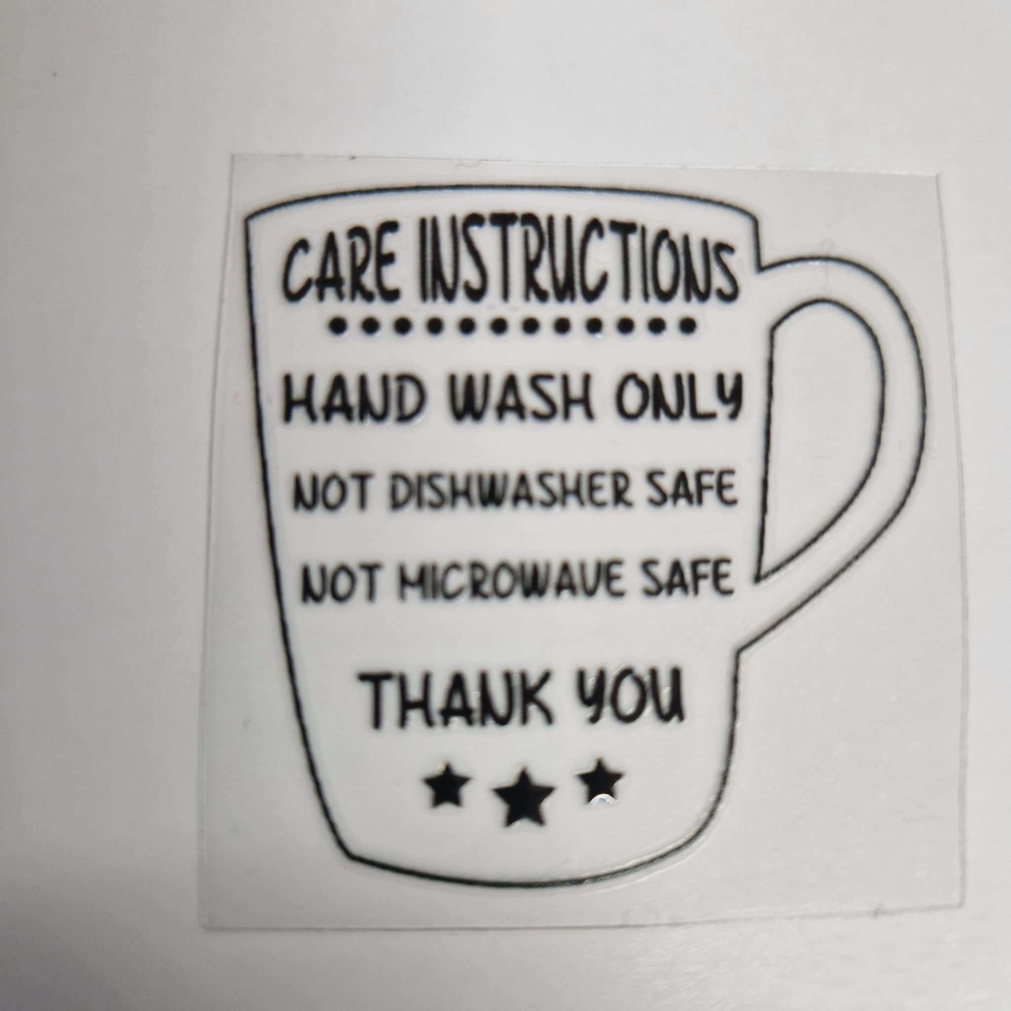 UV DTF Cup Care Instructions – The Custom Print Shop