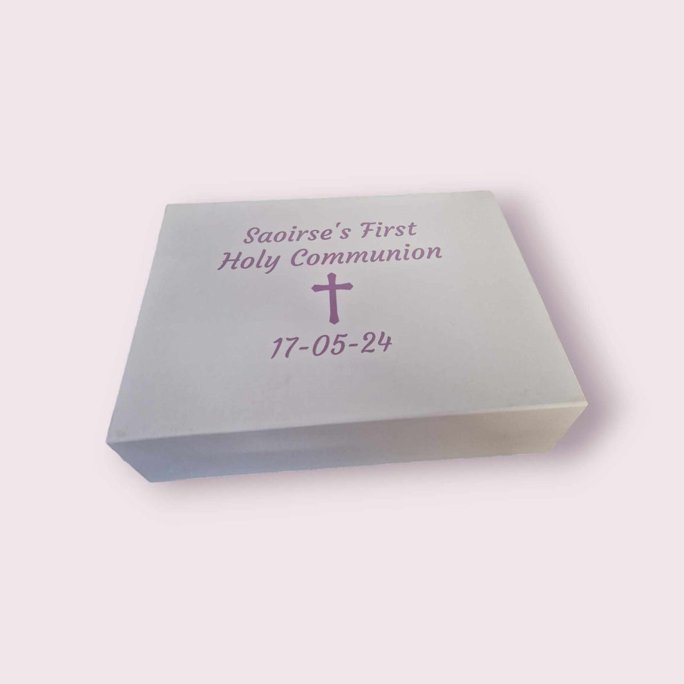 PERSONALISED Communion Magnetic Box – The Custom Print Shop
